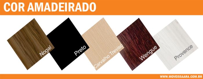 Armário Fechado amadeirado